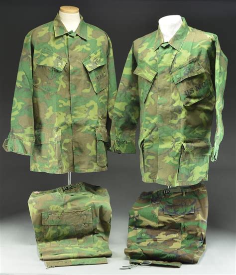 2 Sets Of Post Wwii Usmc Erdl Experimental Poulin Auctions