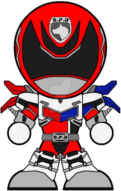 Chibi Deka Red Battlized Mode By Zeltrax987 On Deviantart