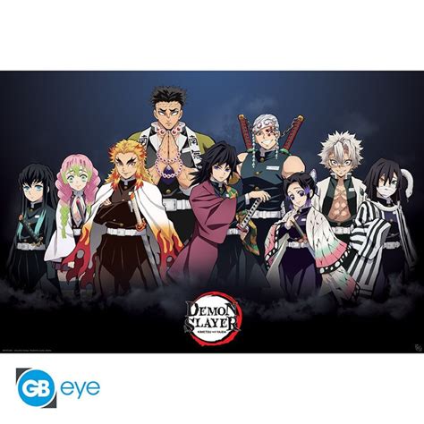 Poster Demon Slayer Piliers 91 5 X 61 Cm Abystyle