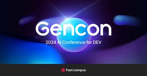 Gencon Ai Conference For Dev 패스트캠퍼스
