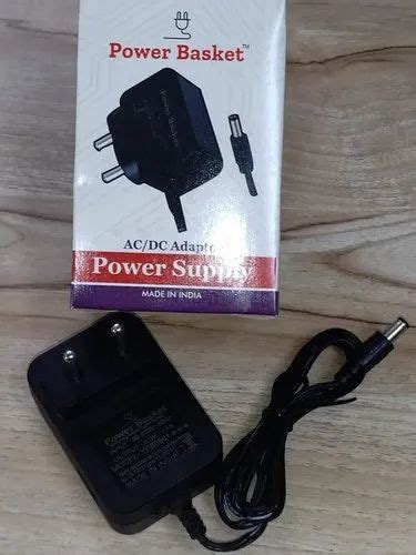 Volt Adaptor AC Input V DC Output For CCTV Camera Black At Piece In New Delhi