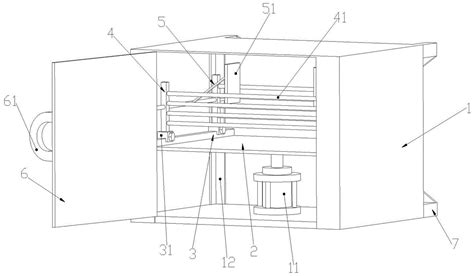 一种计量箱的自动固定装置的制作方法