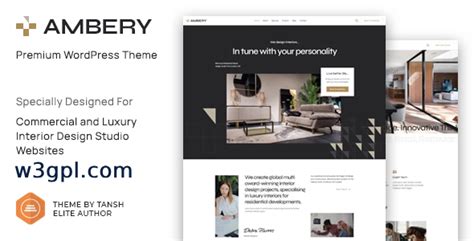 Ambery Theme Gpl V116 Interior Design Wordpress Theme W3gpl