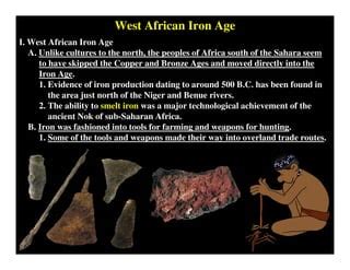 African Iron Tools