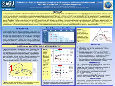 Pdf Estimation Of Reservoir Geotemperatures From Multicomponent And Classical Geothermometry