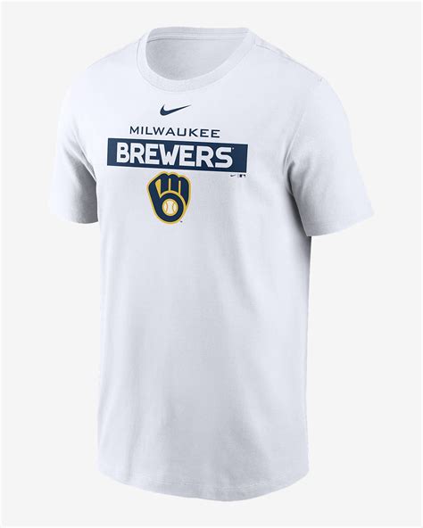 Nike Team Issue Mlb Milwaukee Brewers Mens T Shirt