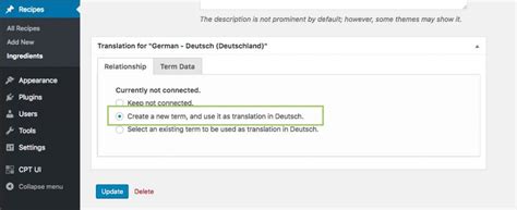 how to translate custom post types and taxonomies multilingualpress docs