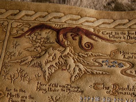 The Hobbit Map Wallpaper