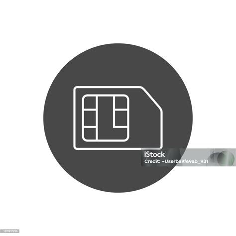 Sim 卡向量線圖示sim 卡圖標符號sim 卡移動插槽圖示向量圖形及更多sim卡圖片 Sim卡 互聯網 剪裁圖 Istock