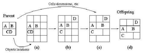 The Mutation Operator For Layout Optimization With Four Objects A B