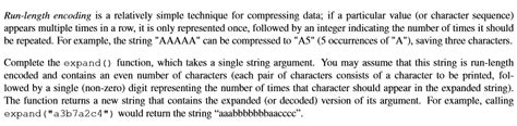 Solved Run Length Encoding Is A Relatively Simple Technique Chegg