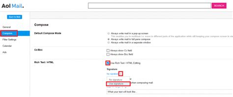 How To Add An Email Signature In Aol Mail Gimmio