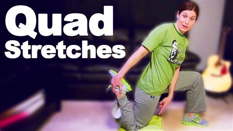 Quadriceps Stretches For Tight Or Injured Quads Ask Doctor Jo Youtube