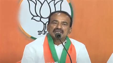 Delay In Declaration Of Results Not Acceptable Etala Rajender Indtoday