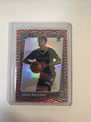Panini Donruss Optic Photon Ziaire Williams Rated Rookie SSP CaseHit EBay