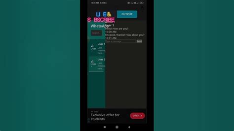 Html और Css का Use करके 1मिनट Whatsapp का होम स्क्रीन बनाये