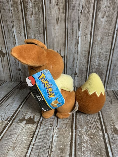 Mavin Eevee Plush Tomy Nintendo Pokemon 8 Plush 2017 With Tags Happy