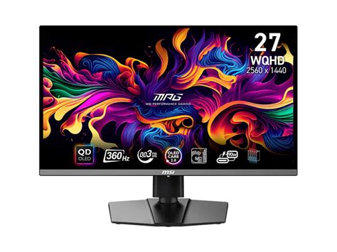 MSI Unveils Specifications Of 6 QD OLED Gaming Displays Including MPG