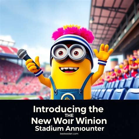 Introducing The New Warrior Minion Stadium Announcer Leveluptalk