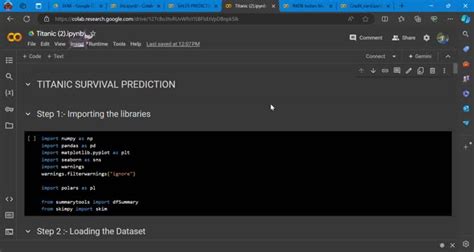 Video Completed A Data Science Project On The Titanic Atul Mishra