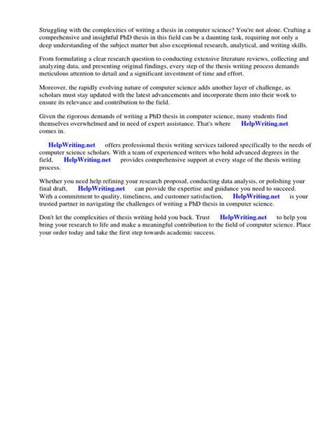 List Of Phd Thesis In Computer Science Pdf Thesis Computer Science