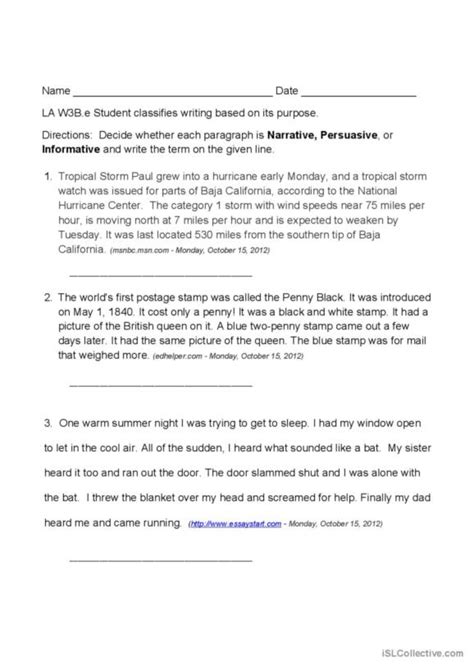 21 Classifying English Esl Worksheets Pdf And Doc