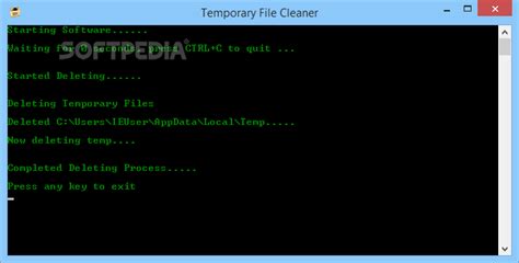 Temporary File Cleaner Download Free Windows Softpedia