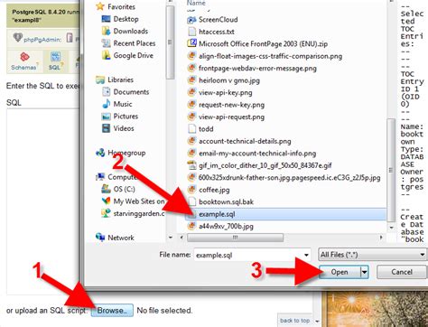 How To Import A Postgresql Database Using Phppgadmin Inmotion Hosting