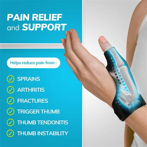 Braceability Hard Plastic Thumb Splint Arthritis