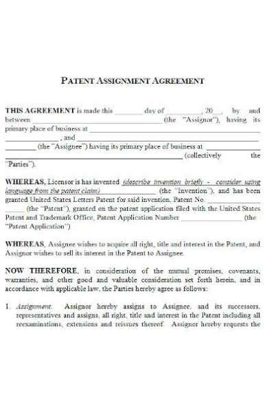 Claim Assignment Agreement Template Midi