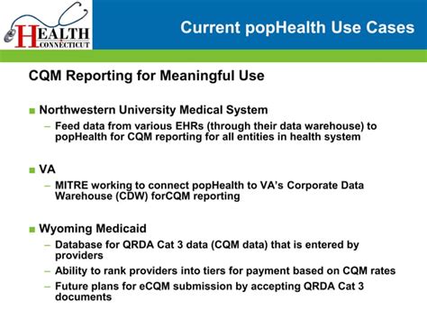 ® Population Health And Clinical Quality Measure Reporting System 9 11