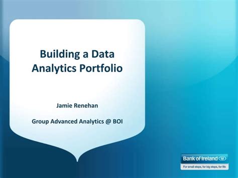 building a data analytics portfolio pptx programming languages computing