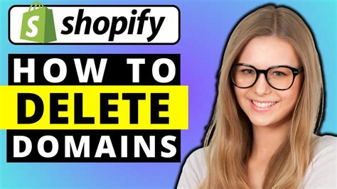How To Delete Domains From Shopify YouTube