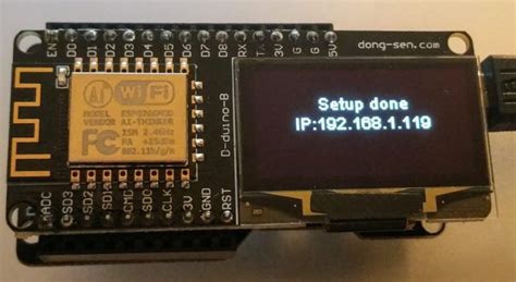 Basic D Duino Code Oled Wifimanager