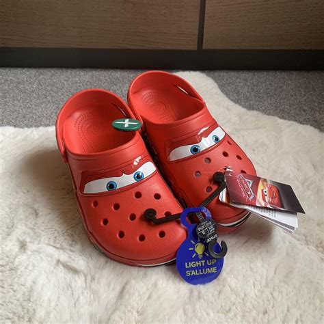***SOLD*** Lightning McQueen Crocs 🚗⚡️ UK Size... - Depop