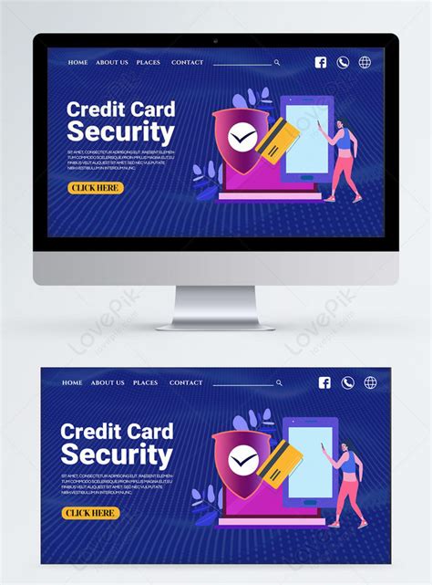 보라색 온라인 보안 결제 방문 페이지 Ui 디자인 이미지 사진 465565845 무료 다운로드