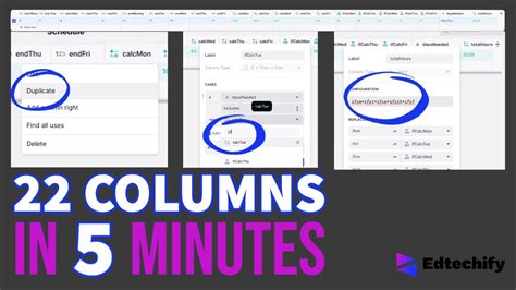 glide adding and configuring columns efficiently as possible youtube
