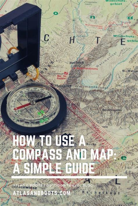 How To Use A Compass And Map A Simple Guide Atlas And Boots Map Compass Map Reading Compass