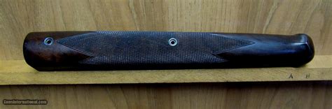 Finished Checkered Figured Walnut Fore End With Schnabel Fore End Tip