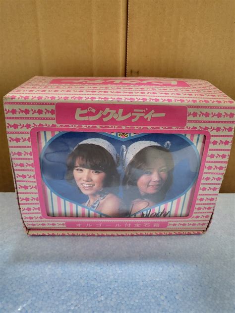 【未使用に近い】昭和当時物 ピンクレディー オルゴール付き宝石箱 Musical Box サウスポー C 218 071 ミーとケイ レトロ