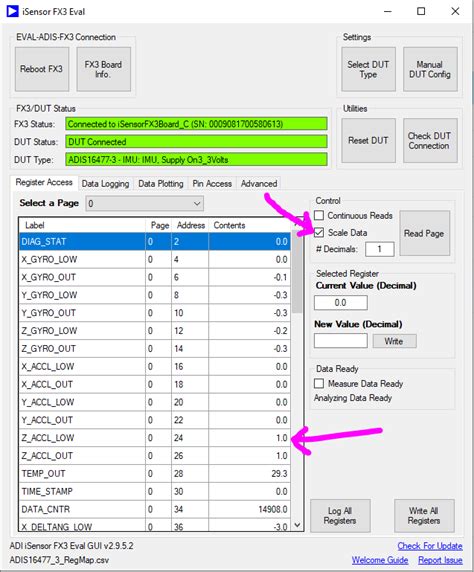 ADIS1647x Scale Sync Mode Demonstration Documents MEMS Inertial Sensors EngineerZone