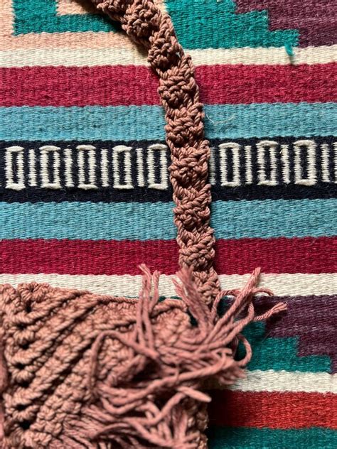 1970s80s Vintage Macrame Purse Gem