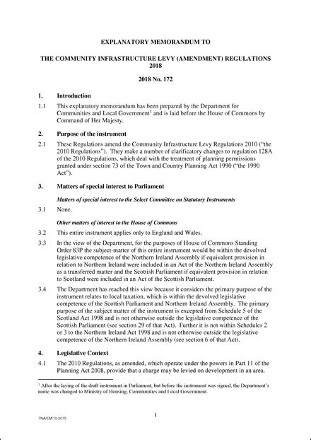 The Community Infrastructure Levy Amendment Regulations 2018