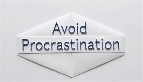 How To Avoid Procrastination Read Within