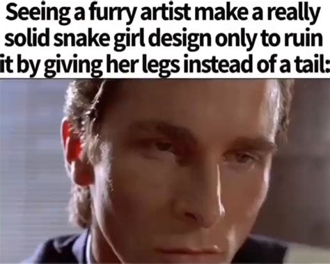 Seeing A Furry Artist Make A Really Solid Snake Girl Design Only To