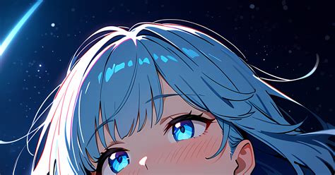 Aiイラスト 君の瞳が、夜を照らす。 るこらのイラスト Pixiv