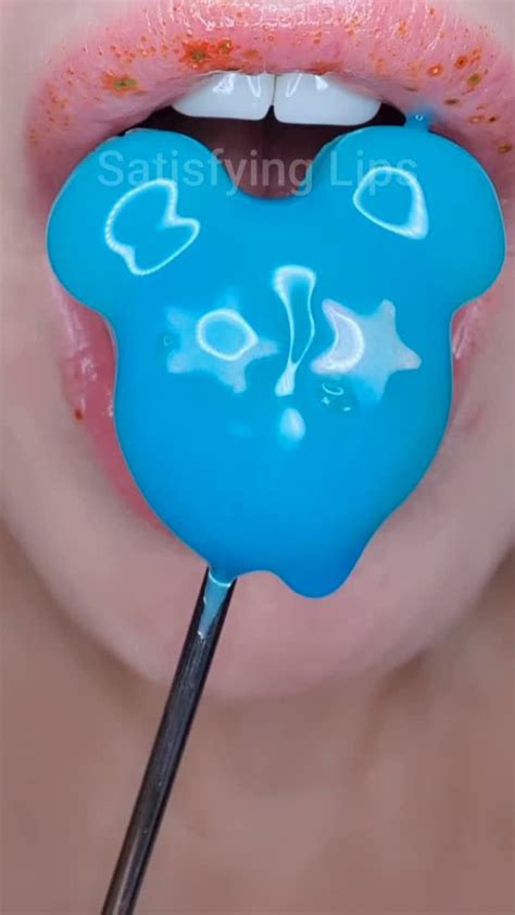 Satisfying Lips® On Instagram Asmr Satisfying Eating Honey Dipped