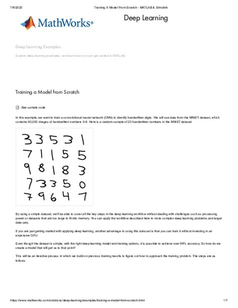 Pdf Deep Learning Examples