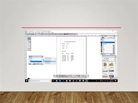 Mail Merge In Page Maker PPTX