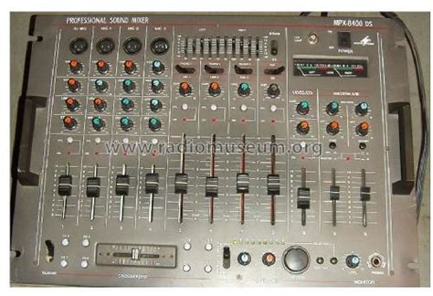 Professional Sound Mixer Mpx8400 Ds Ampl Mixer Monacor Brem